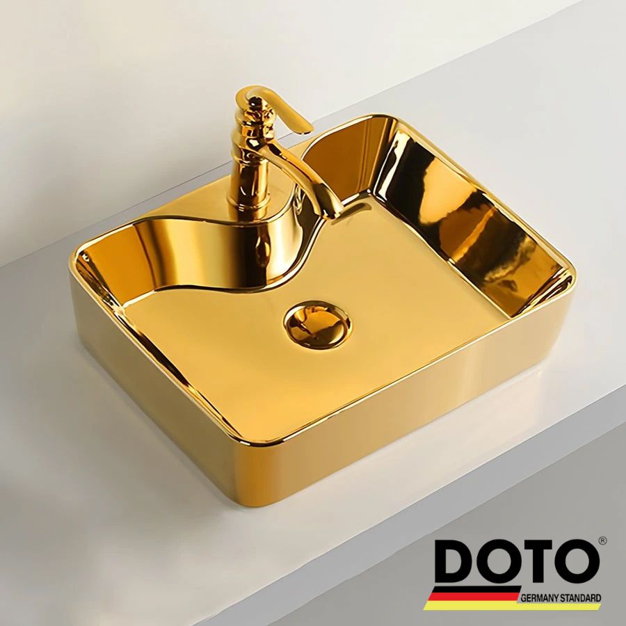 Lavabo Đặt Bàn Vuông DT-LA104 – Doto – Thiết bị vệ sinh